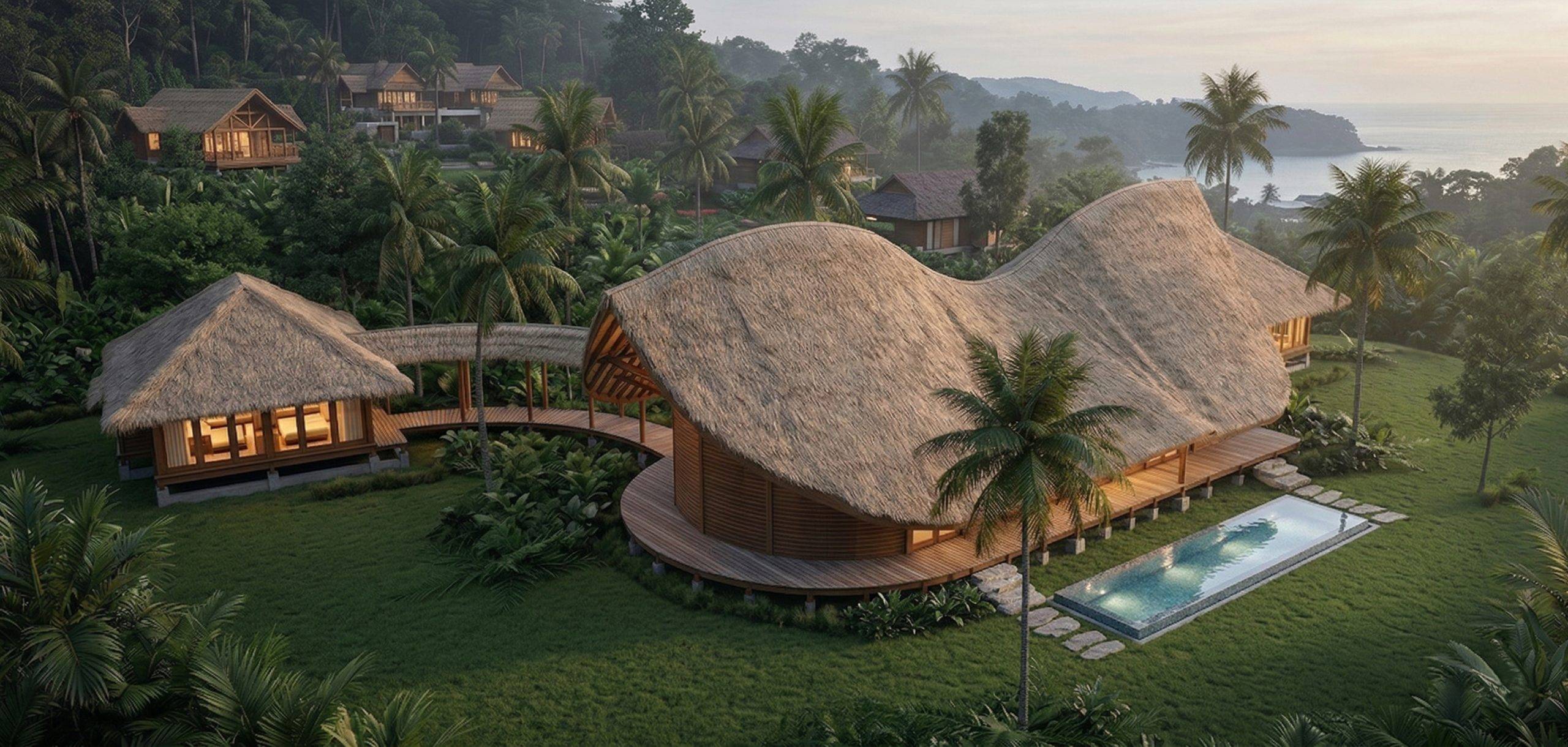 Tropical Prefabricated Timber Villa by Touchwood-Fiji